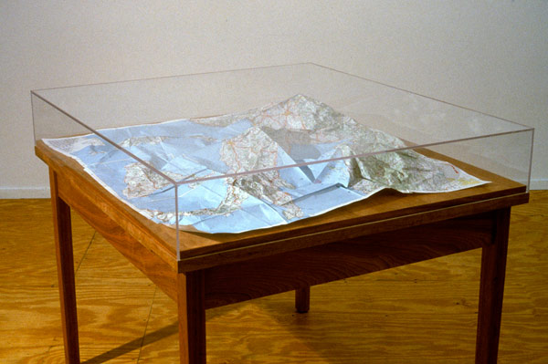 Map Folding Incidents, 2001 – Jennifer Bolande